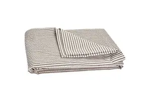 MATOUK Diamond Pique Duvet Cover Bark