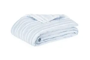 MATOUK Diamond Pique Duvet Cover Blue