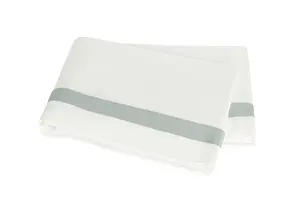 MATOUK Diamond Pique Duvet Cover Bone/celadon