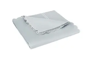 MATOUK Diamond Pique Duvet Cover Pool/bone