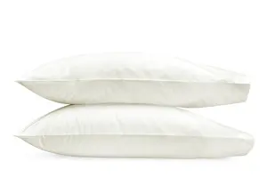 MATOUK Ceylon Satin Stitch Pillowcase Ivory