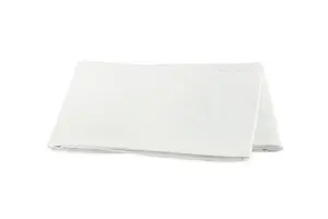 MATOUK Ceylon Satin Stitch Flat Bed Sheet - Bone