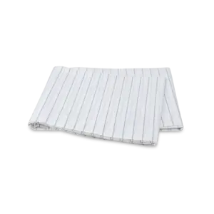 MATOUK Amalfi Pinstripe Cotton Flat Bed Sheet - Percale