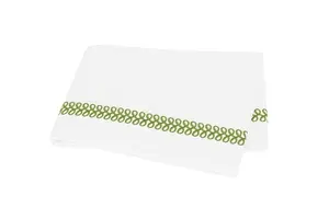 MATOUK Schumacher Astor Braid Flat Bed Sheet Grass