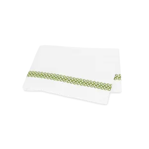 MATOUK Astor Braid Flat Bed Sheet - Percale