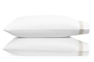 MATOUK Schumacher Astor Braid Pillowcase Dune