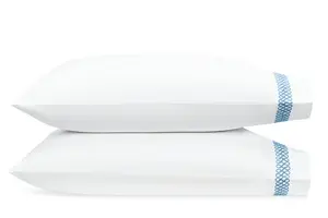 MATOUK Schumacher Astor Braid Pillowcase - Sky