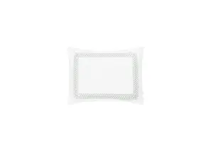 MATOUK Schumacher Astor Braid Sham - Silver