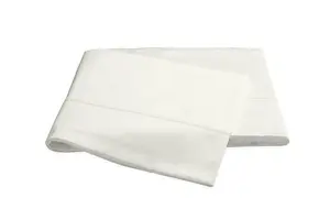 MATOUK Nocturne Hemstitch Flat Bed Sheet - Bone