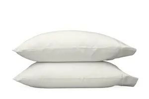 MATOUK Nocturne Hemstitch Pillowcase Bone