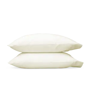 MATOUK Nocturne Hemstitch Pillowcases Pair - Sateen