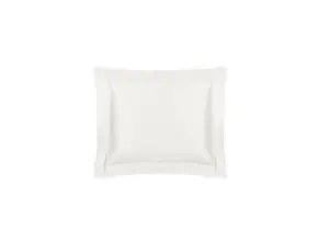 MATOUK Nocturne Hemstitch Sham - Bone