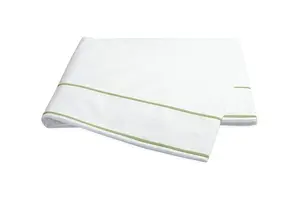 MATOUK Ansonia Flat Bed Sheet Leaf