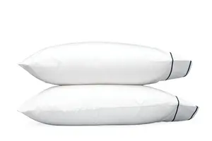 MATOUK Ansonia Pillowcase - Navy
