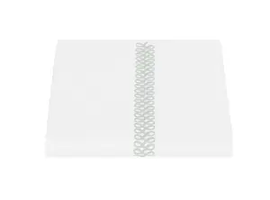 MATOUK Schumacher Astor Braid Duvet Cover Silver