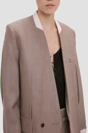 Victoria Beckham Collarless Jacket