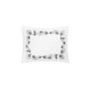 MATOUK Feather Sham With Appliqué And Embroidery - Percale