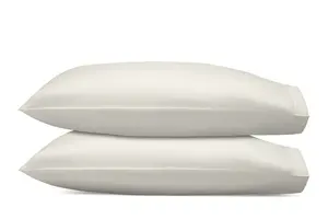 MATOUK Talita Satin Stitch Pillowcase - Bone