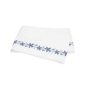 MATOUK Callista Embroidered Flat Bed Sheet - Percale