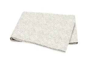 MATOUK Schumacher Duma Diamond Flat Bed Sheet - Dune