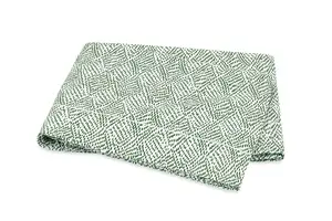 MATOUK Schumacher Duma Diamond Flat Bed Sheet - Grass