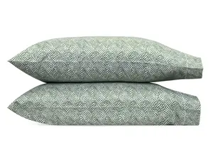 MATOUK Schumacher Duma Diamond Pillowcase - Grass
