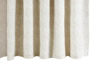 MATOUK Schumacher Duma Diamond Shower Curtain - Dune