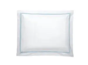 MATOUK Matouk Essex Sham With Satin Stitch Embroidery Light