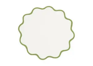MATOUK Scallop Edge Placemats - Grass