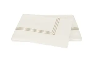 MATOUK Bel Tempo Nocturne Flat Bed Sheet - Ivory