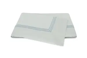 MATOUK Bel Tempo Nocturne Flat Bed Sheet - Pool