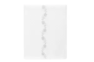 MATOUK Daphne Matelassé Coverlet Silver