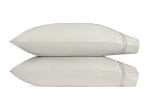 MATOUK Bel Tempo Nocturne Pillowcase - Silver