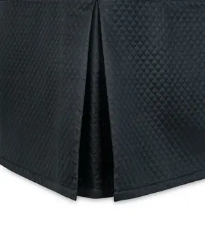 MATOUK Petra Bed Skirt - Black