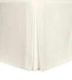 MATOUK Petra Bed Skirt - Ivory