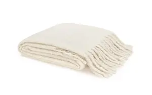MATOUK Poncho Throw Parchment