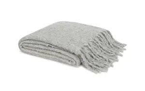 MATOUK Poncho Throw - Silver