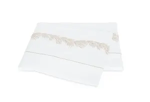 MATOUK Atoll Flat Bed Sheet - Dune
