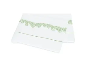 MATOUK Atoll Flat Bed Sheet - Grasshopper
