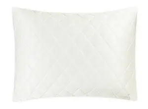 MATOUK Nocturne Quilt Sham - Bone