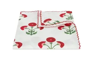 MATOUK Schumacher Gisele Tablecloth - Scarlet