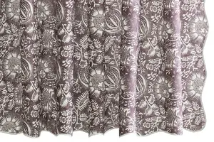 MATOUK Schumacher Granada Linen Shower Curtain - Thistle