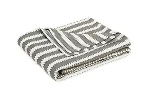 MATOUK Schumacher Apollo Stripe Matelassé Coverlet - Comet