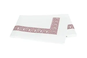 MATOUK Schumacher Ophelia Flat Bed Sheet - Red