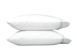 MATOUK Bel Tempo Pillowcase - Silver