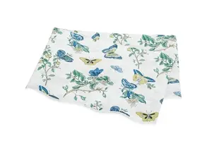 MATOUK Schumacher Baudin Butterfly Flat Bed Sheet - Prussian