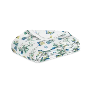 MATOUK Schumacher Baudin Butterfly Quilted Coverlet - Percale