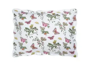 MATOUK Schumacher Baudin Butterfly Pillow Sham - Pink