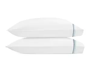 MATOUK Matouk Amara Triple Pearl Pillowcase Pair Sailor