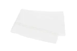 MATOUK Classic Chain Flat Bed Sheet White